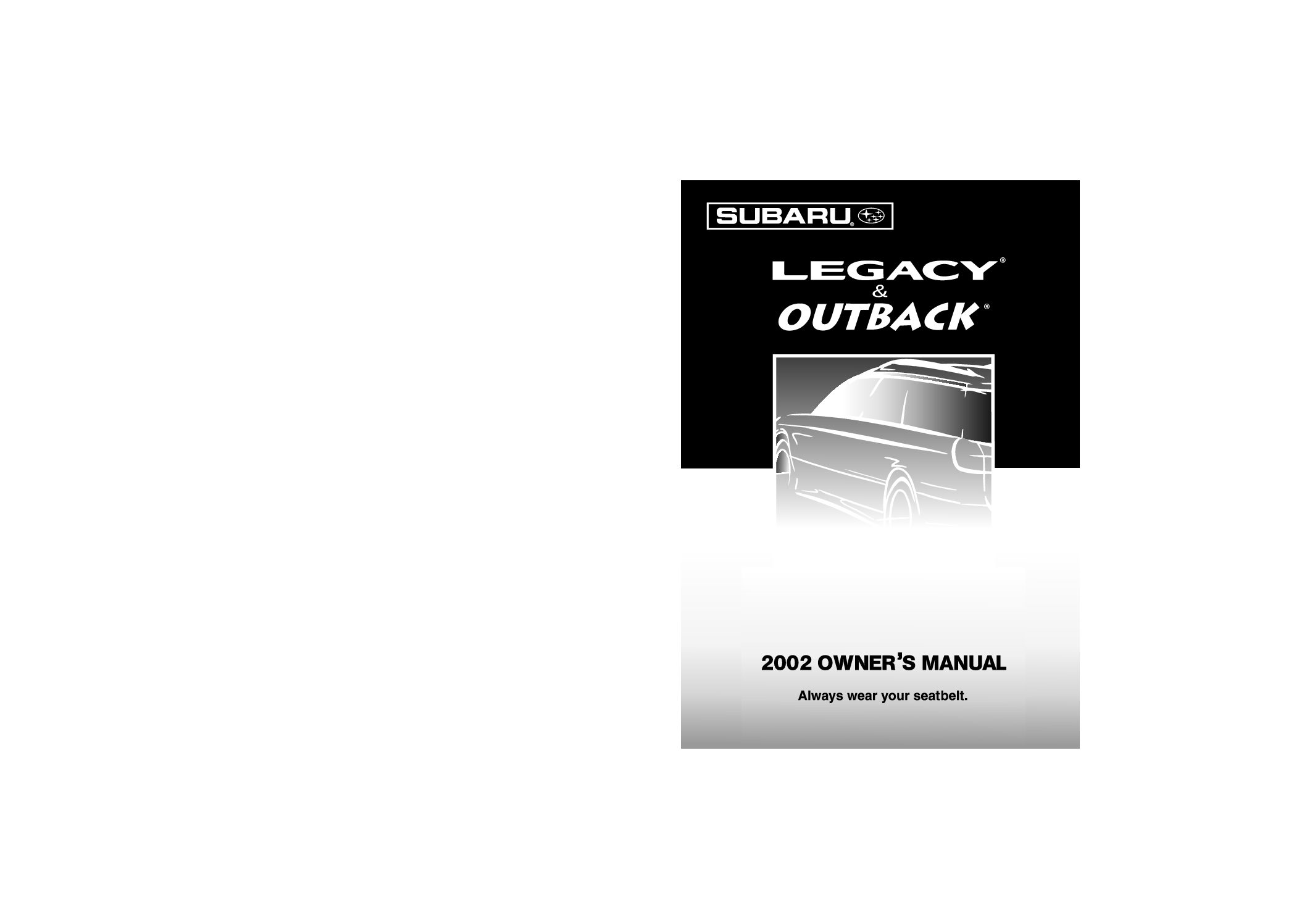 2002 Subaru Legacy Owner’s Manual PDF | Manual Directory