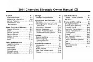 2011 Chevrolet Silverado 2500 Owner’s Manual PDF | Manual Directory