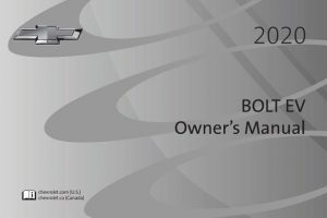 2020 Chevrolet Bolt Owner’s Manual PDF | Manual Directory